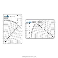 China Custom Waterproof Plastic RN CNA Nursing Student Internship Nurse Badge Set Lab Values EKG Vitals Pocket Label Printing for sale