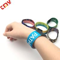China Programmable Custom QR NFC Tag 213 Textile Fabric RFID Wristbands Disposable Fabric Wrist Bands for Event Access Control for sale