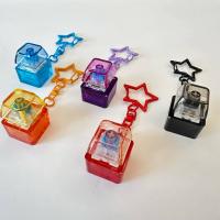 China Custom Design Relief Fidget Light Up Keycap Keychain Cute Animal Switch ASMR Sensory Click Stim Toy Led Click for sale