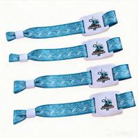 China Custom RFID NFC Waterproof Wristband TAG 215 Programmable 13.56MHz Woven Fabric Mini Polycarbonate Tag Membership Card Hotel for sale