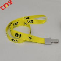 China Custom Logo ID Card Holder Lanyards Personalized Polyester Neck Strap Lanyards With Hook for sale
