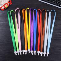 China Custom Logo ID Card Holder Lanyards Personalized Polyester Neck Strap Lanyards With Hook for sale