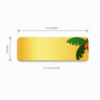 China Aluminum 1mm Thick Nameplate Sublimation Printing Custom Logo Name Badge Wholesale Factory Direct OEM for sale