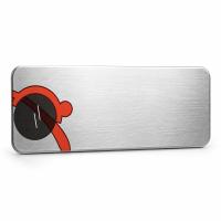 China Aluminum 1mm Thick Nameplate Sublimation Printing Custom Logo Name Badge Wholesale Factory Direct OEM for sale