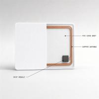China Blank White PVC Cards CR80 Printable ID NFC RFID F08 Chip Smart Cards for Office Access Control Hotel Membership for sale
