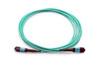 China MPO Multi Mode 8F 12F 24F OM3 Type A LSZH 3.0mm Mpo Cable for sale