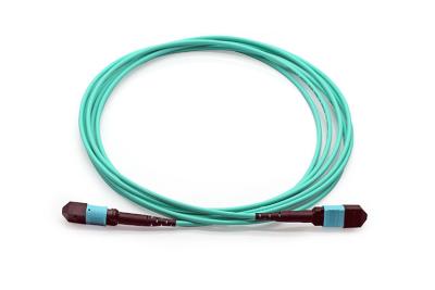 China MPO Multi Mode 8F 12F 24F OM3 Type A LSZH 3.0mm Mpo Cable for sale