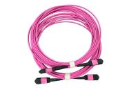 China MPO MTP Multi Mode Type A OM4 8F 12F 24F LSZH 3.0mm Mpo Fiber for sale