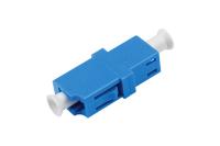 China LC UPC Simplex Blue Fiber Optic Coupler Gigabit Ethernet Flange LC Fiber Adapter for sale