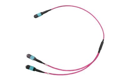 China Customize Low Loss Up To 288 Fibers SM And MM MPO MTP Shuffle Cable for sale