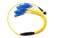 China MPO To SC UPC 12 Fibers Breakout MPO MTP Cable Simplex Single Mode for sale