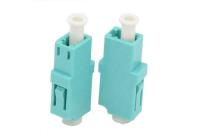 China ISO9001 Simplex SM LC APC Coupler Green Optic Fiber Adapter OEM for sale