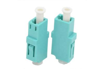 China ISO9001 Simplex SM LC APC Coupler Green Optic Fiber Adapter OEM for sale