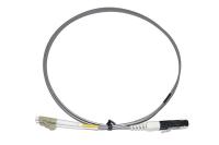 China LSZH OM3 Fiber Optic Patch Cords High Strength Coated VF 45 To SC LC Patch Cable for sale