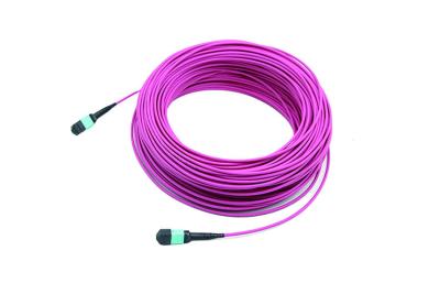 China Multimode 96 Fiber Patch Cord OM4 MPO To MPO Female Breakout Trunk Fiber Cable for sale