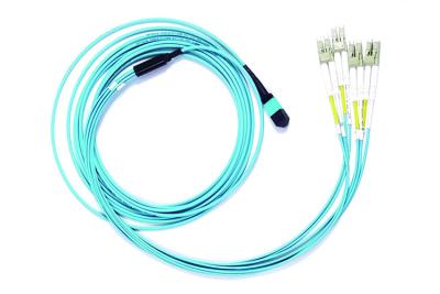 China 1m 2m 3m Length MTP Patch Cord 8 Core MPO To MPO Fiber Cable for sale