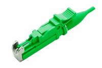 China 0.9mm Green Simplex Fiber Optical Connector APC UPC APC E2000 Fiber Connector for sale