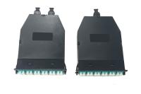 China MPO MTP To LC Cassette 50/125 Multimode OM4 Fiber Optic Cassette Type A for sale