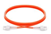 China Duplex Multimode FTTH Fiber Optical Patch Cord SC UPC 50 125 850nm Wavelength for sale