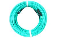 China 5.0mm Custom Length 300 OM3 MPO Cable Multimode Fiber Optic Patch Cord for sale