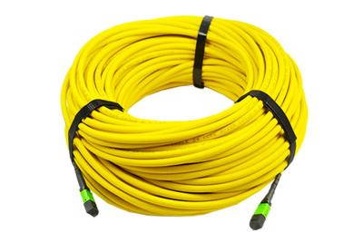 China 24 Core Fiber Optic To 24F MPO MTP Patch Cord Fiber Trunk Cable for sale