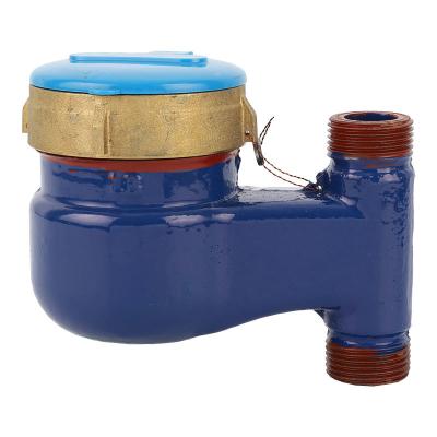 China Vertical Cold Hot Water Meter DN15-25 with ISO4064 Certification 1.5-3.5 m³/h Flow Range for Apartment Riser for sale