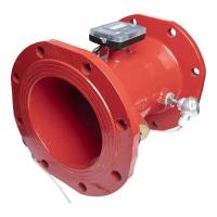China Large Bore Ultrasonic Heat Meter 50-500mm with 0.6-3000 m³/h Flow Range and MBus/RS485 Communication for sale