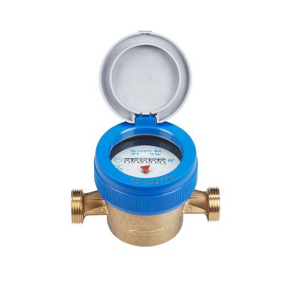 China LXS-13D3 Single Jet Water Meter DN15 Brass Body 1.5 m³/h Rated Flow 1.6 MPa Pressure for sale