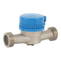 China Single Jet Dry Disc Water Meter 15-25mm ISO 4064 Class B for Cold/Hot Water up to 90°C for sale
