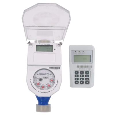 China STS Prepaid Smart Water Meter DN15-DN25 Remote Opening Closing 5-10 Year Battery Wireless for sale