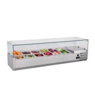 China Refrigerated Salad Bars Commercial Customizable Salad Bar Display for sale