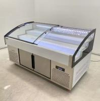 China Stainless Steel Dual Temperature Ladder Showcase Freezer 400L 220V Direct Cooling R290 for sale