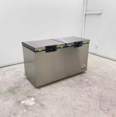 China Horizontal Medical Chest Freezer 860L 304 Stainless Steel Commercial Freezer 220V for sale