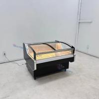 China Stainless Steel Fresh Meat Showcase Freezer 220L Direct Cooling 0-8C for Grocery Store for sale