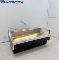 China Customizable Meat Display Cooler Lighting Adjustable Meat Display Refrigerator for sale