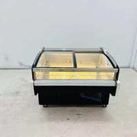 China Customizable Meat Display Cooler Lighting Adjustable Meat Display Refrigerator for sale