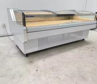 China Commercial Deli Meat Refrigerator Display Showcase 220L 0-8C Supermarket Fridge for sale