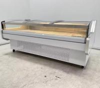 China Commercial Deli Meat Refrigerator Display Showcase 220L 0-8C Supermarket Fridge for sale