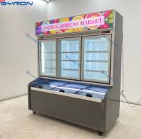 China Customizable Commercial Glass Door Freezer Multi Purpose C Store Coolers 380L 220V for sale