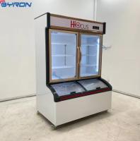 China Customizable Commercial Glass Door Freezer Multi Purpose C Store Coolers 380L 220V for sale