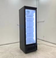 China Byron Luxury Single Door Upright Display Freezer 500L 220V Commercial Glass Front Freezer for Retail Restaurant for sale