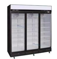 China Customized Vertical Display Freezer 3 Doors Upright Display Freezer for sale