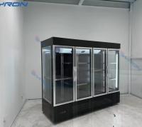 China Four Doors Commercial Flower Cooler Upright Fresh Flower Refrigerator 240x80x200cm 2200L for sale