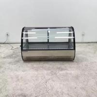 China Stainless Steel Cake Display Cabinet 120L 200L Commercial Pastry Fridge with Sliding Doors for sale