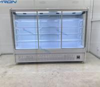 China Multi Layer Air Curtain Refrigerator 3 Doors Commercial Multideck Fridges for sale