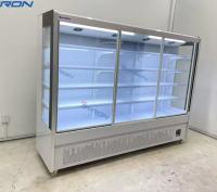 China Multi Layer Air Curtain Refrigerator 3 Doors Commercial Multideck Fridges for sale