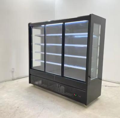 China Commercial Air Curtain Display Cooler for Fruits Vegetables 120cm 900L 2-8C for sale