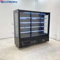China Commercial Air Curtain Display Cooler for Fruits Vegetables 120cm 900L 2-8C for sale