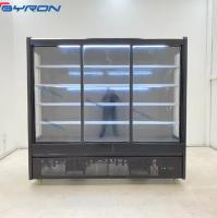 China Commercial Air Curtain Display Cooler for Fruits Vegetables 120cm 900L 2-8C for sale