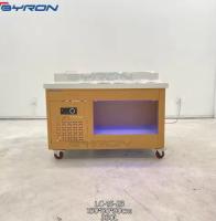China Condiment Hotpot Refrigerator Malatang Open Merchandiser Refrigerator for sale